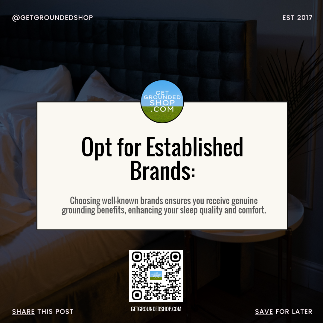Opt for Established Brands: Boost Sleep Quality with Grounding Product