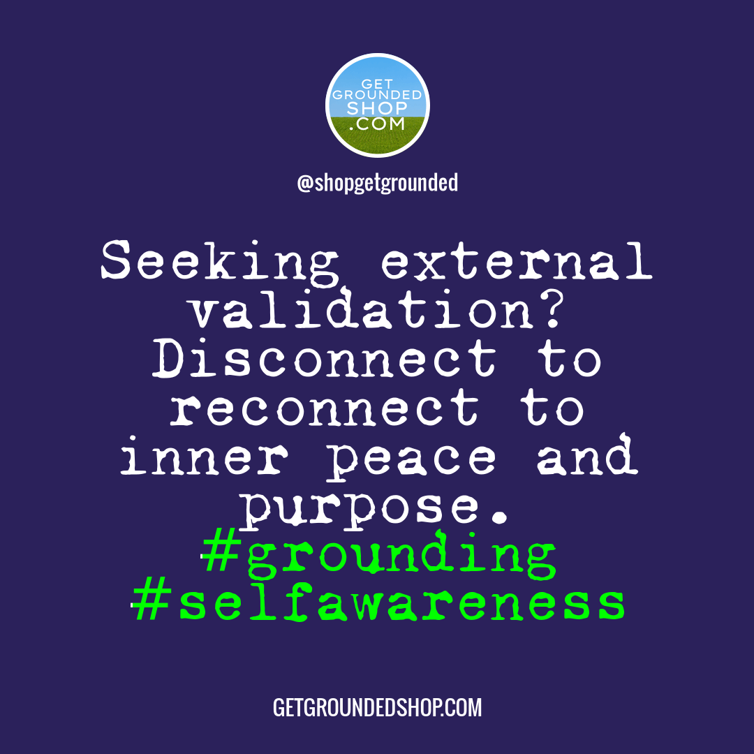 Seeking external validation, disconnected from inner peace and purpose